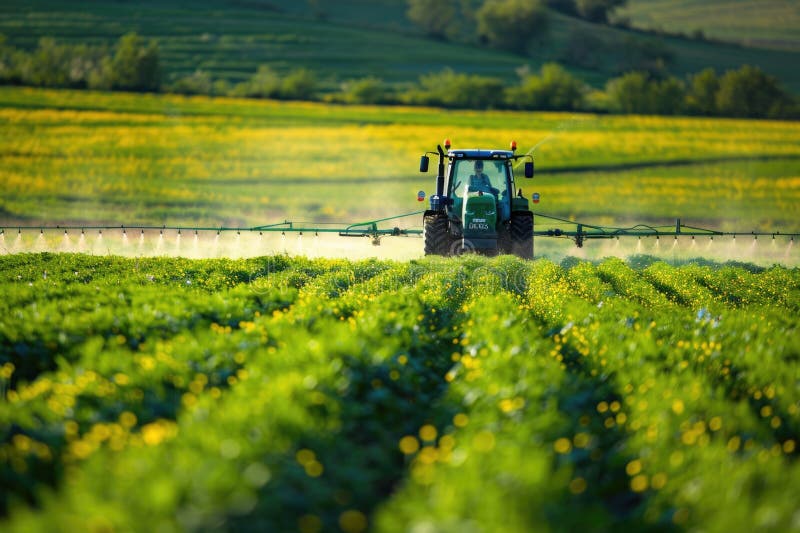 Agricultural Equipment Used To Control Pests and Weeds in Open Fields ...