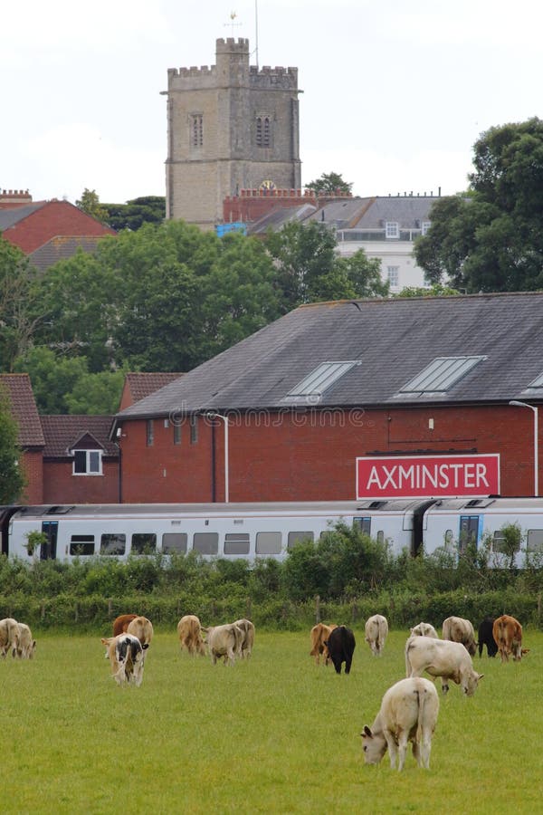 Axminster editorial stock photo. Image of church, buildings - 186258338