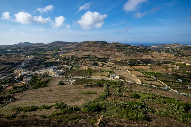 Agricultural Fields stock photo. Image of island, mountain - 309576150