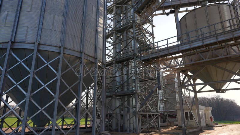 Agricultural Industry. Tanks for Processing and Storage of Soybean and ...