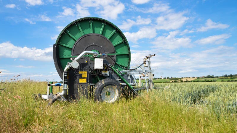 Agricultural Irrigation System Stock Photo - Image of business, harvest ...