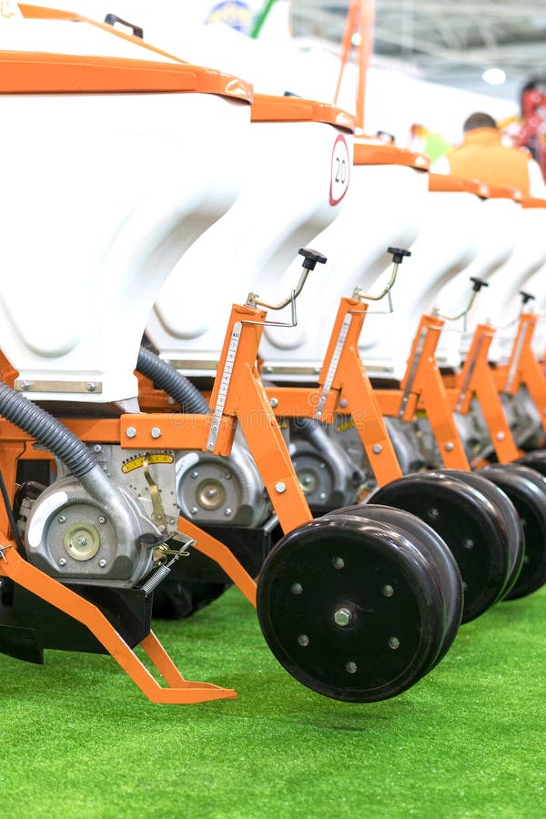 Agricultural Machinery for Plant Care Stock Photo - Image of driving ...