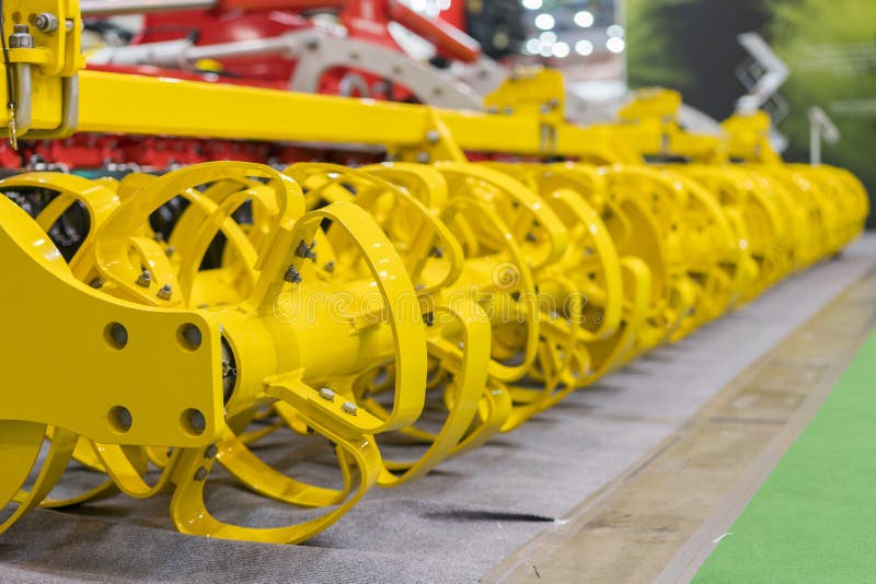 Agricultural Machinery for Soil Cultivation. Stock Image - Image of ...