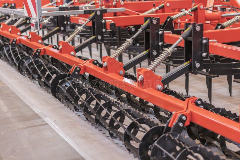 Agricultural Machinery for Soil Cultivation. Stock Photo - Image of ...