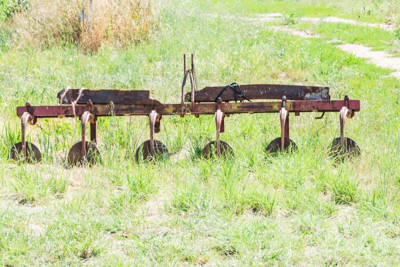 Agricultural Machines Waiting To Work Stock Image - Image of equipment ...