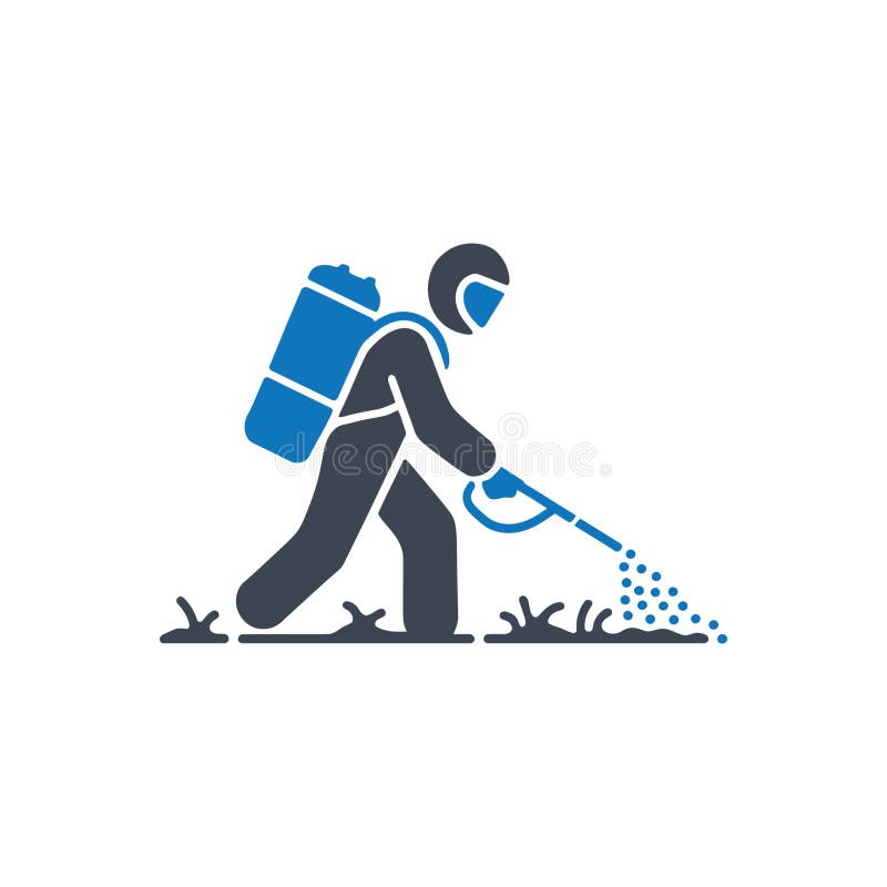 Agricultural Pesticide Spraying Icon Stock Vector - Illustration of ...
