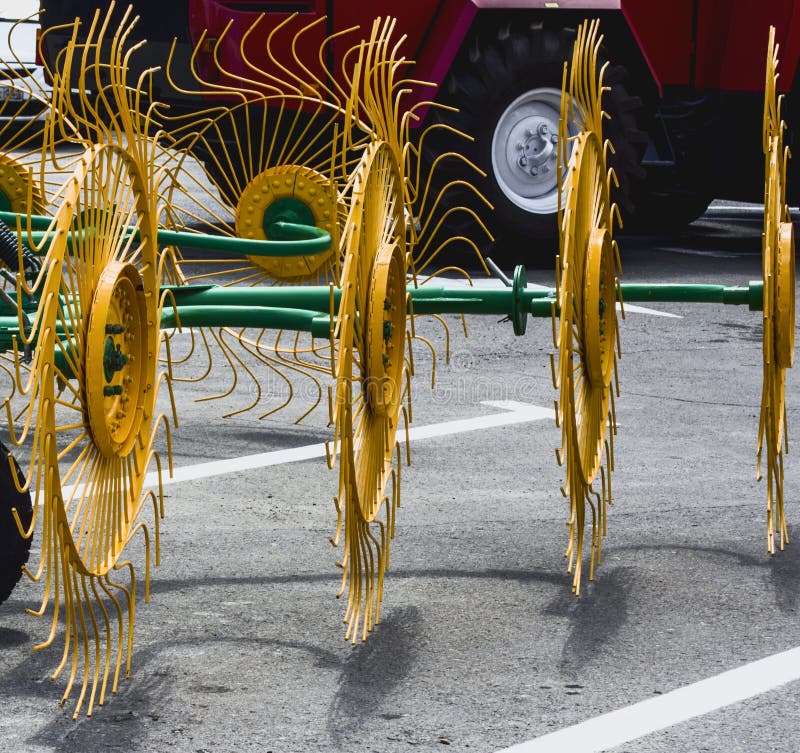 Agricultural Seeder Machine Stock Photo - Image of season, heavy: 71752152