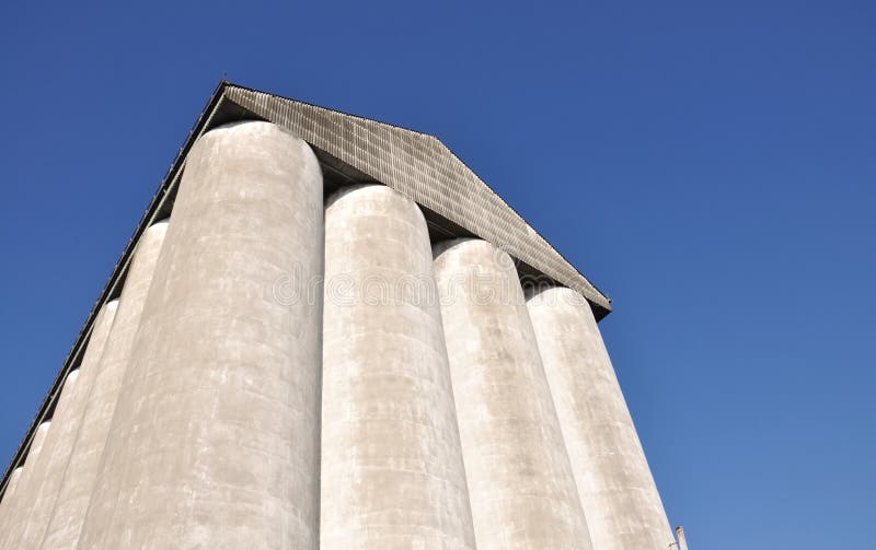 Agricultural silo stock photo. Image of columns, silo - 21726780