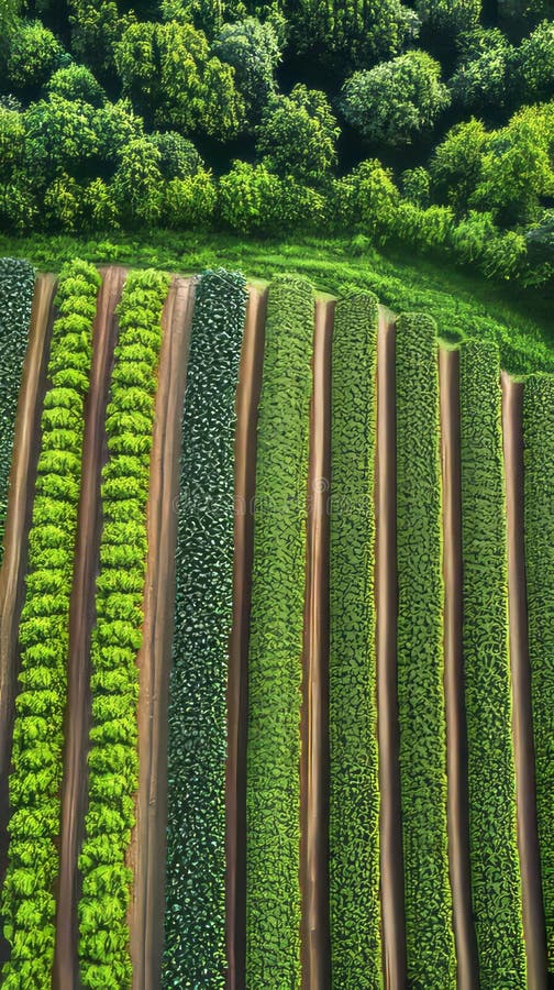 Agricultural Supply Distribution Hub Stock Illustration - Illustration ...