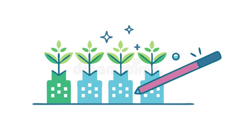 Agricultural Technology Smart Farming Vector. Crop Growth Optimization ...