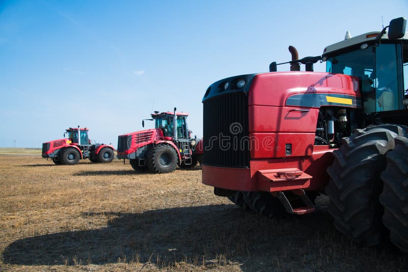 Agricultural Tillage in Spring Stock Image - Image of tractor, machine ...
