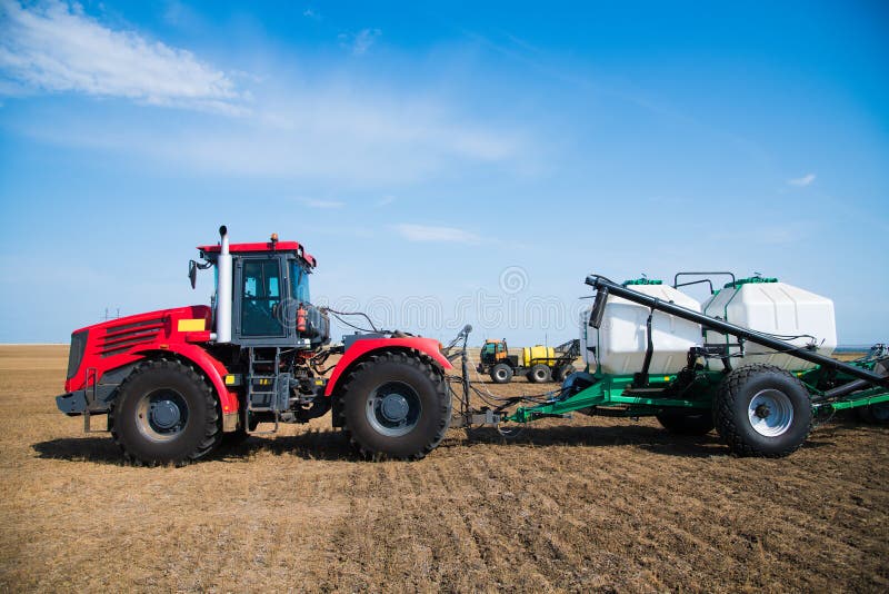 Agricultural Tillage in Spring Stock Photo - Image of farm, farming ...