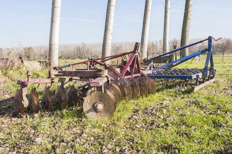 Agricultural tool,harrow stock photo. Image of dust, harrow - 64822102