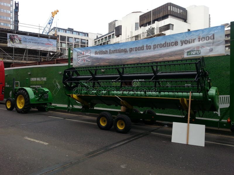Agricultural Tractor. London Lord Mayor Parade Editorial Photo - Image ...