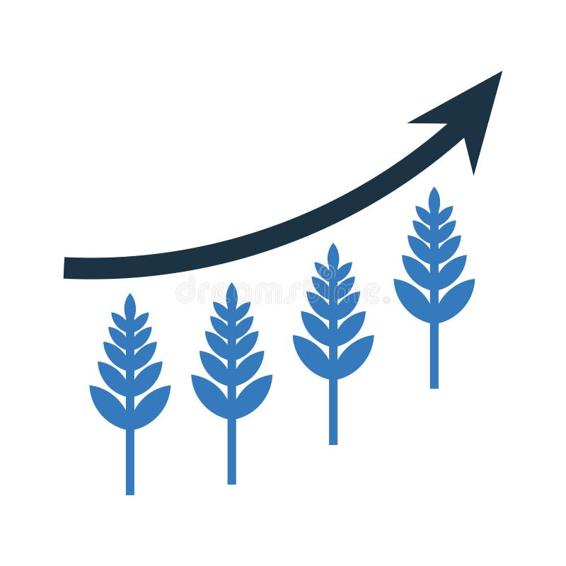 Agriculture, Chart, Crop Analytics, Statistics Icon Stock Vector ...