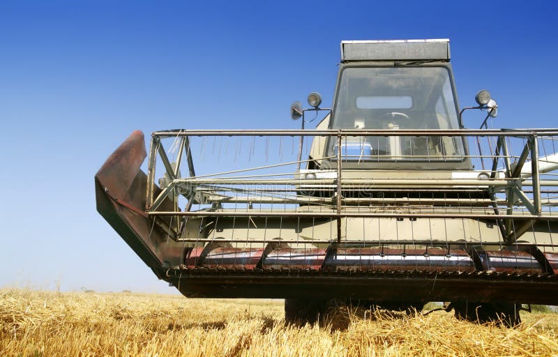 Agriculture - Combine stock photo. Image of ground, farming - 14174674