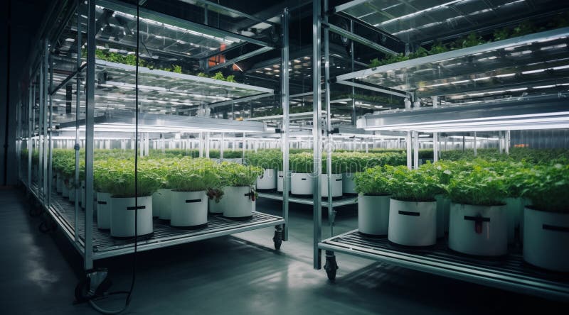 Agriculture Evolves in this Modern Indoor Farming Facility, Emphasizing ...