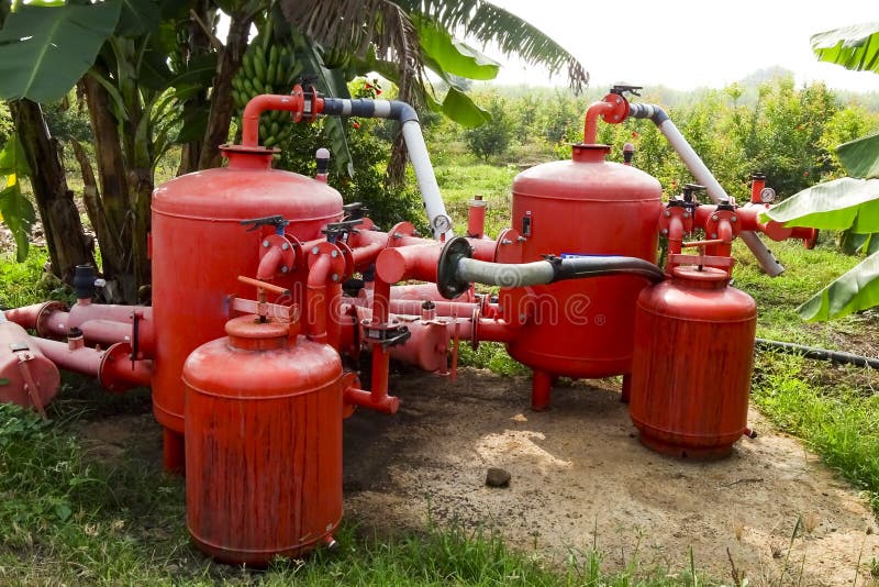 Agriculture Farming Water Filter System Stock Photo - Image of india ...