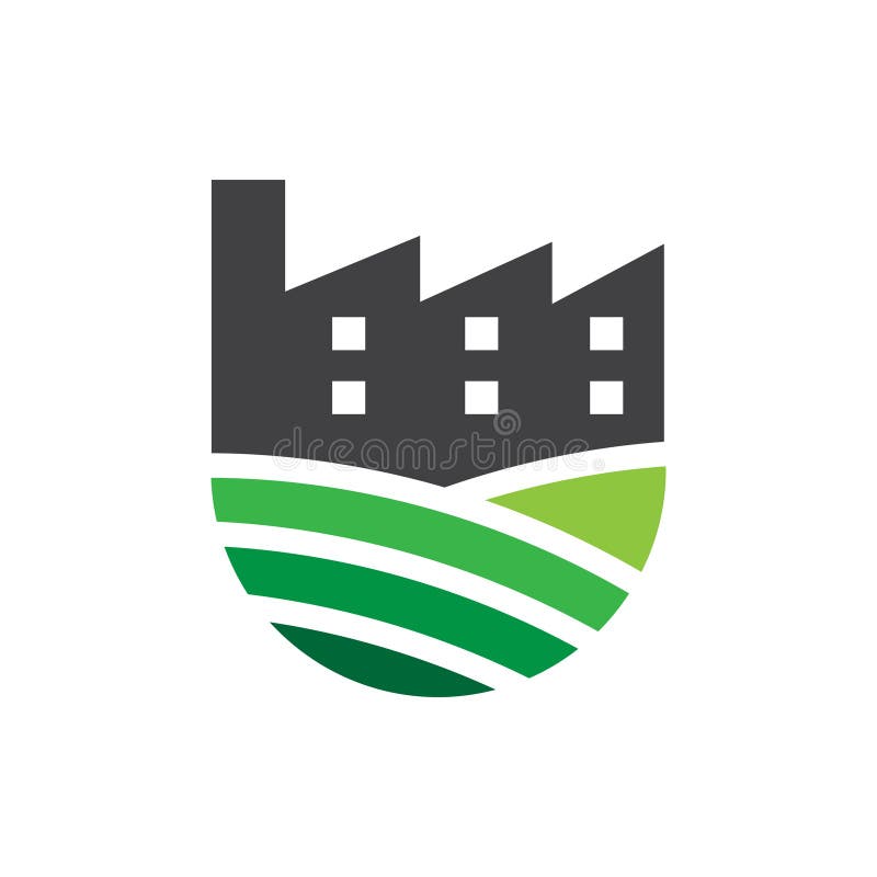 Agriculture Field Circle Colorful Modern Logo Design Vector Stock ...