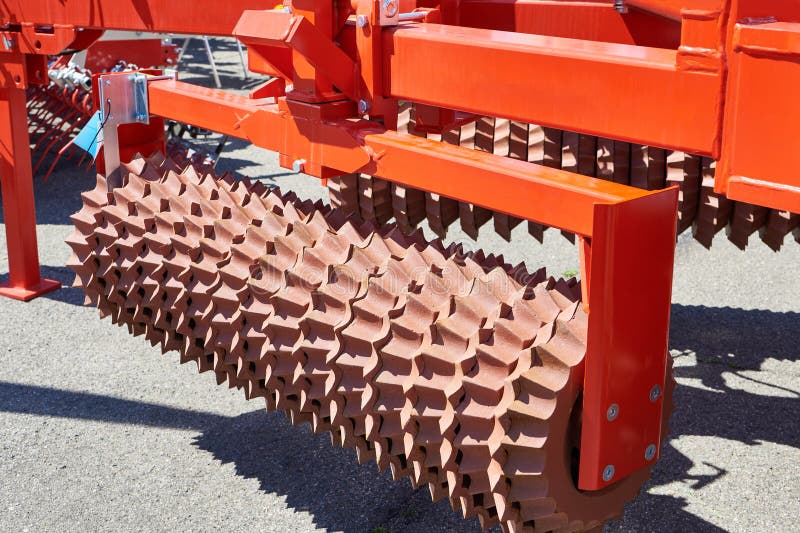 Agriculture Hydraulic Tractor Roller Stock Photo - Image of land ...