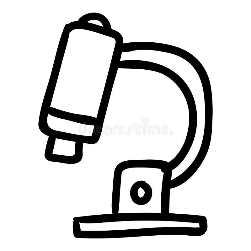 Doodle Lab Microscope. Chemical and Biological Laboratory Equipment ...