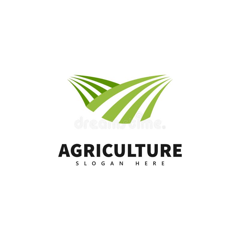 Agriculture Logo, Farm Land Logo Design Template Vector. Stock Vector ...