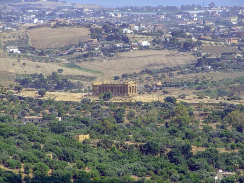 Agrigento in Sicily stock photo. Image of kirkent, scenery - 146080642