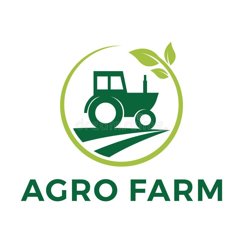 Agro Farm Flat Minimalist Logo Design Stock Vector - Illustration of ...