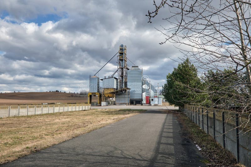 Agro-industrial Complex with Silos and Grain Drying and Seeds Cleaning ...