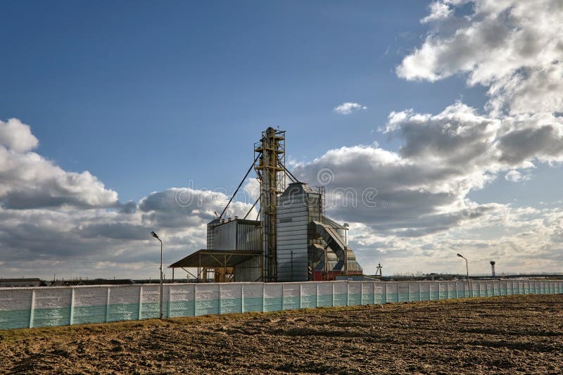 Agro-industrial Complex with Silos and Grain Drying and Seeds Cleaning ...