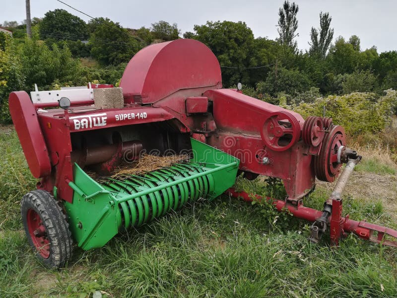 Agro machinery harvester editorial stock photo. Image of agriculture ...