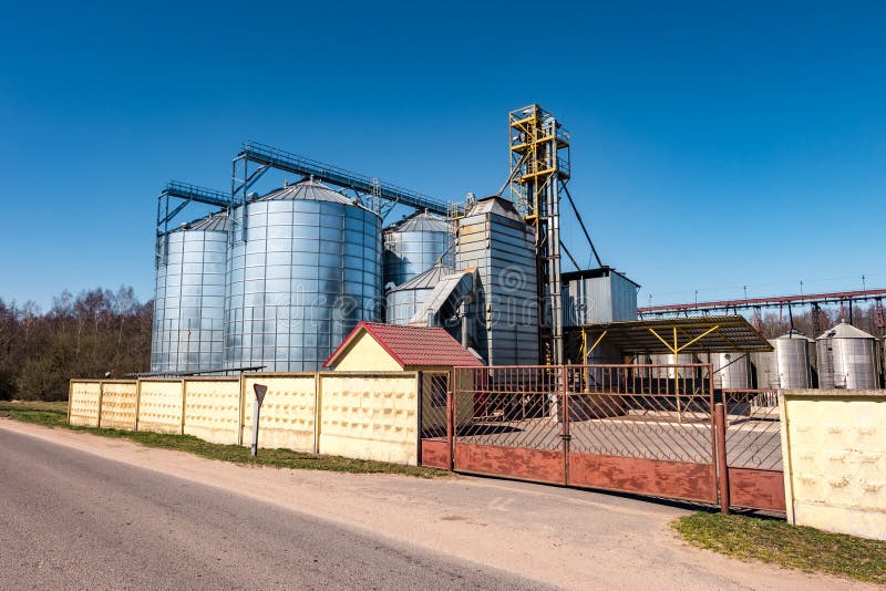 Agro-processing Plant for Processing and Silos for Drying Cleaning and ...