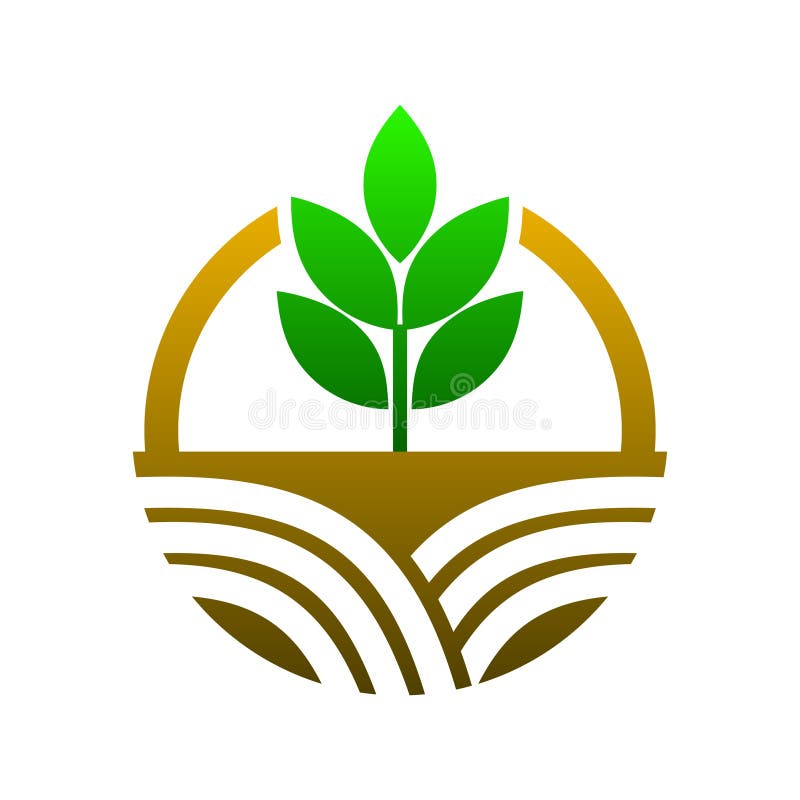 Agronomy Logo Icon. Agriculture Logo Design. Agronomy Logo with Plants ...