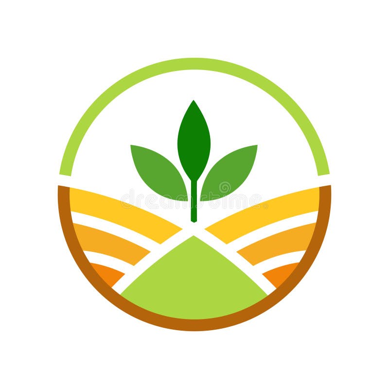 Agronomy Logo Icon. Agriculture Logo Design. Agronomy Logo with Plants ...