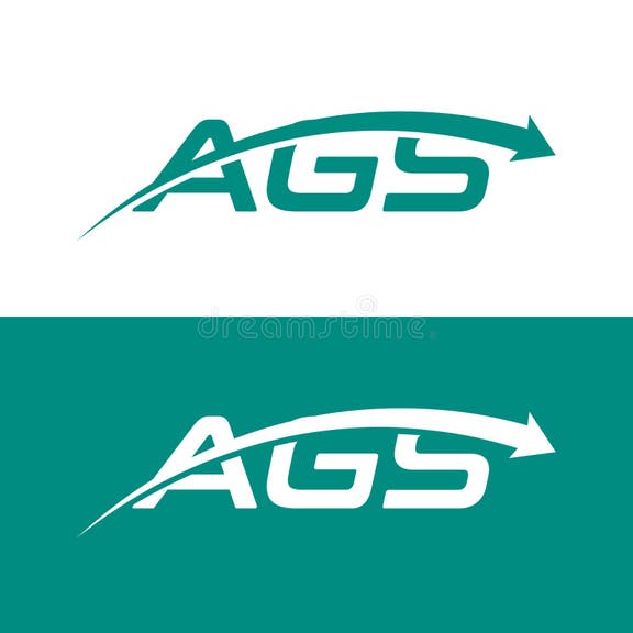 AGS Letter Logo Design Vector Stock Vector - Illustration of background ...