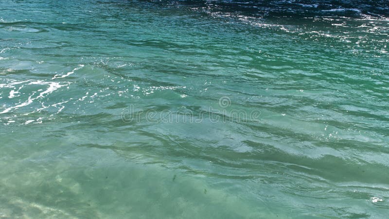 Agua De Mar Transparente Bajo El Sol Imagen de archivo - Imagen de ...