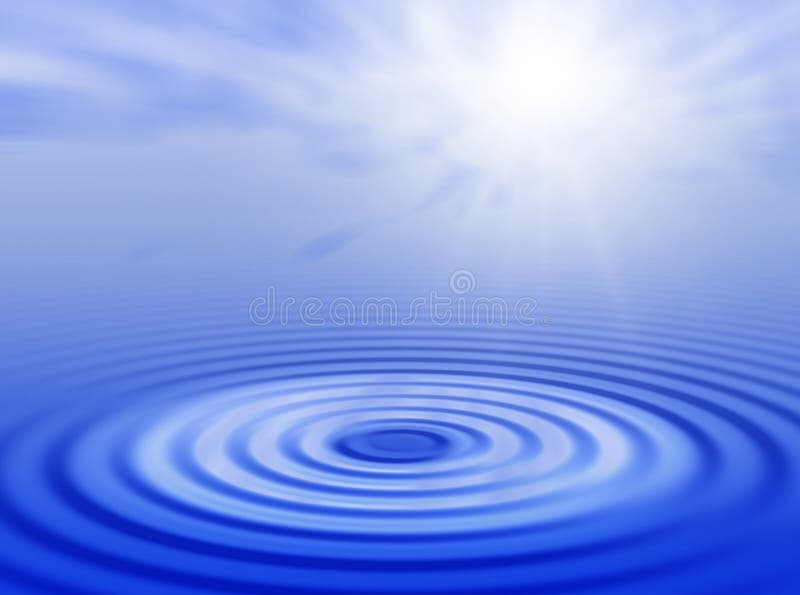 Agua y sol foto de archivo. Imagen de fondo, lluvia, salud - 4890274