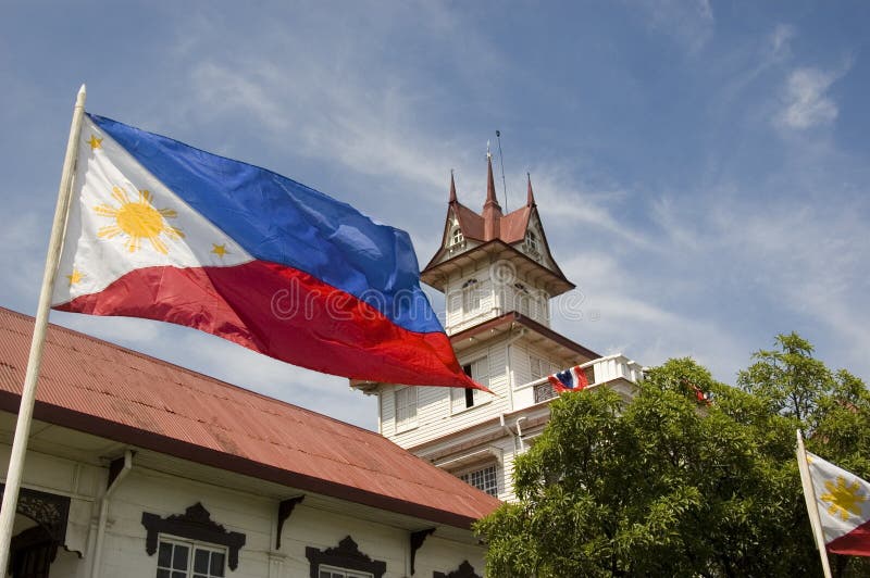 Aguinaldo Shrine stock image. Image of stars, flags, tree - 947985