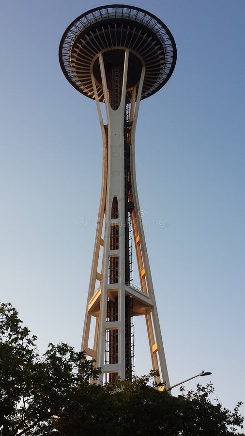 Aguja Seattle del espacio foto editorial. Imagen de sebo - 75352331