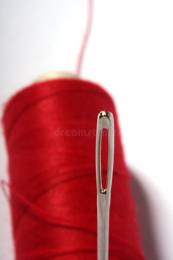 Agulha e linha imagem de stock. Imagem de agulha, fibra - 2368991