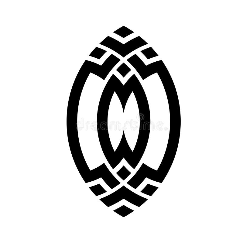 Abstract Geometric Monogram Logo or Symbol Concept. Cubic Logo or ...