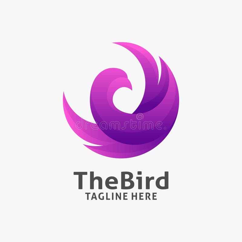 Circle bird logo design stock vector. Illustration of hawk - 238080866