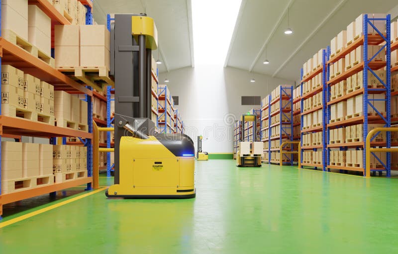 AGV Robots Efficiently Sorting Hundreds of Parcels Per HourAutomated ...