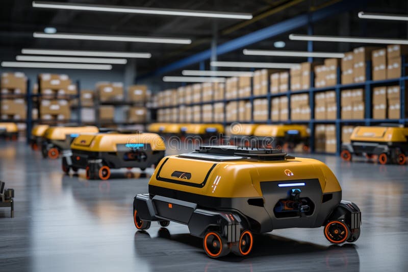AGVs and Robots Collaborate for Efficient Parcel Sorting, Processing ...