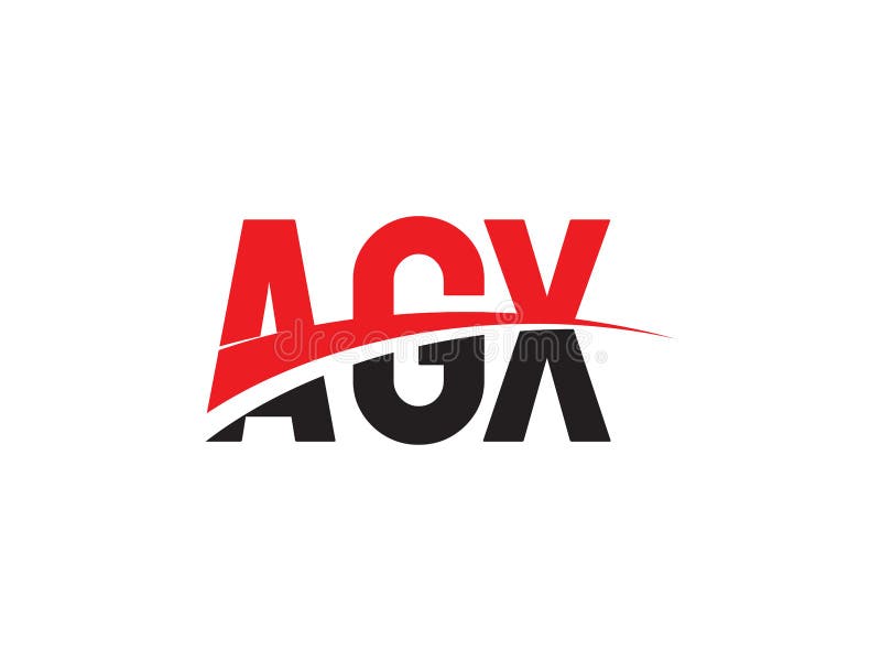 AGX Letter Initial Logo Design Vector Illustration Stock Vector ...