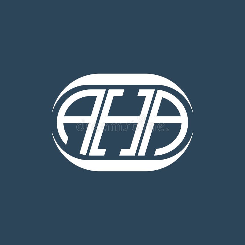 AHA Abstract Monogram Logo Design. AHA Monogram Unique Modern Flat ...