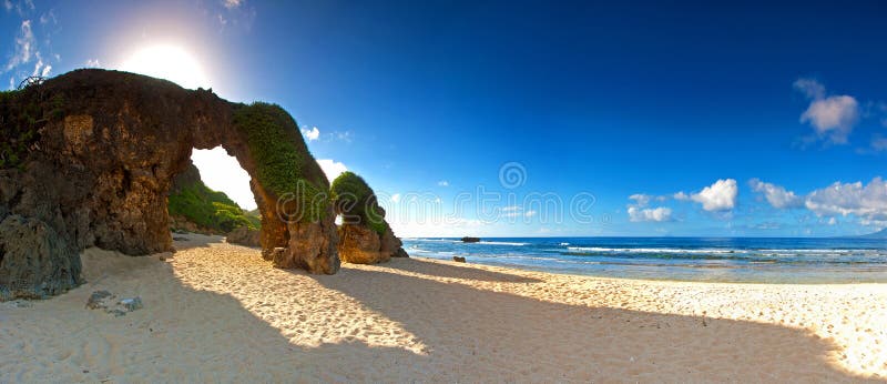 Ahao Rock Arch of Batanes Philippines Stock Photo - Image of arch, rock ...