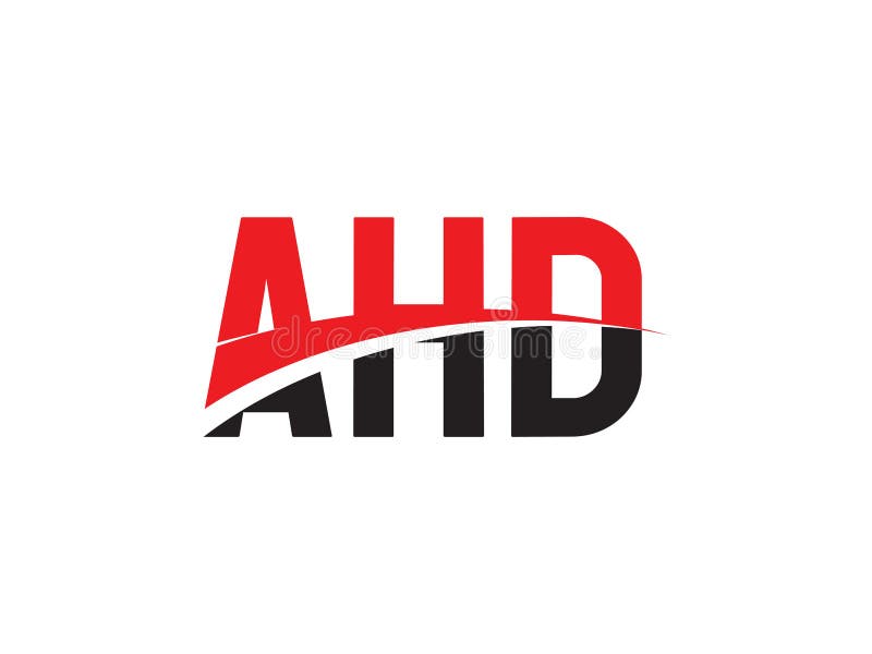 AHD Letter Initial Logo Design Vector Illustration Stock Vector ...