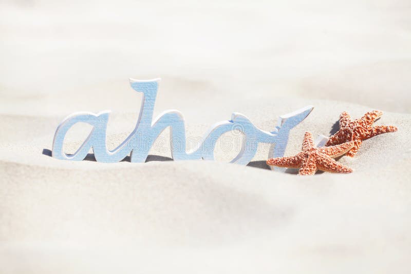 Ahoi stock image. Image of starfish, tourism, shore - 165899891