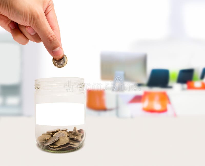 Ahorre en negocio imagen de archivo. Imagen de lanzar - 102133849